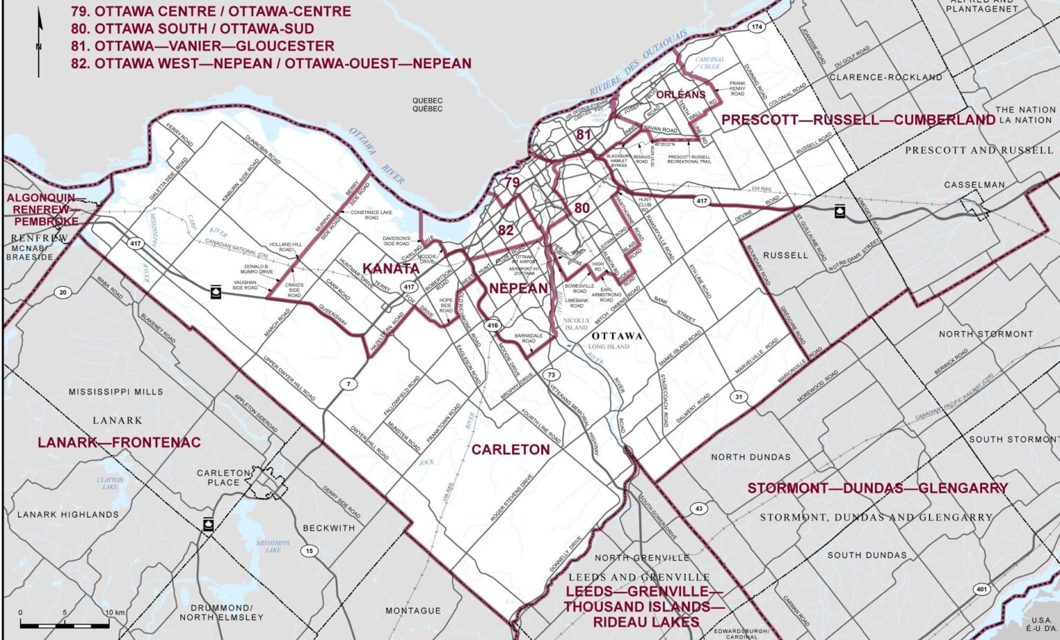 Federal election: Here are the ridings at play in Ottawa – Algonquin Times